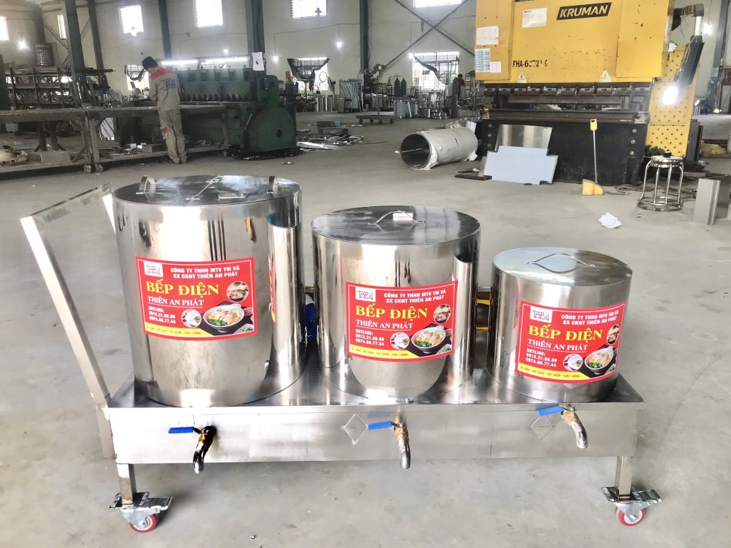 Bộ Nồi Canh 20L/40L/60L - INOX 304 - Công Ty CƠ KHÍ NỘI THẤT THIÊN AN PHÁT